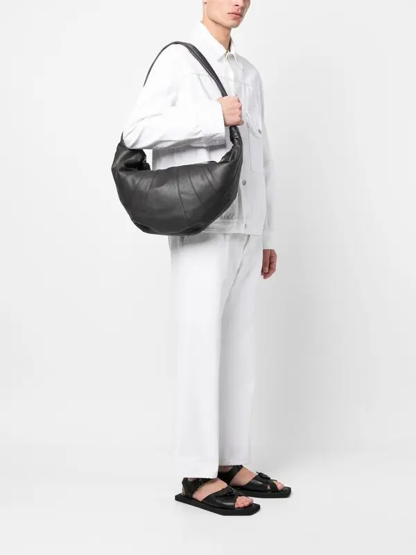 LEMAIRE Croissant Large Leather Shoulder Bag - Multicolor