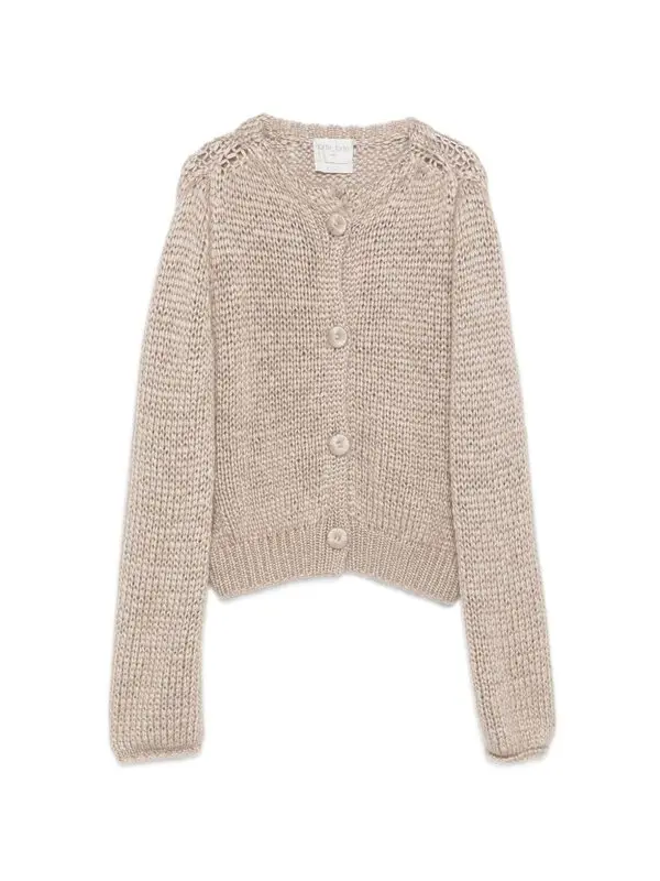 FORTE_FORTE Cashmere Blend Knitted Cardigan - Multicolor
