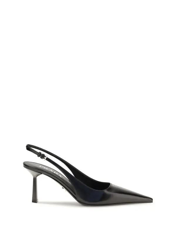 Prada Leather Slingback Pumps