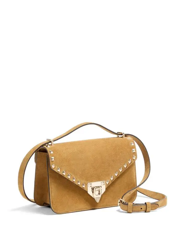 Valentino Garavani Rockstud Suede Shoulder Bag - Multicolor
