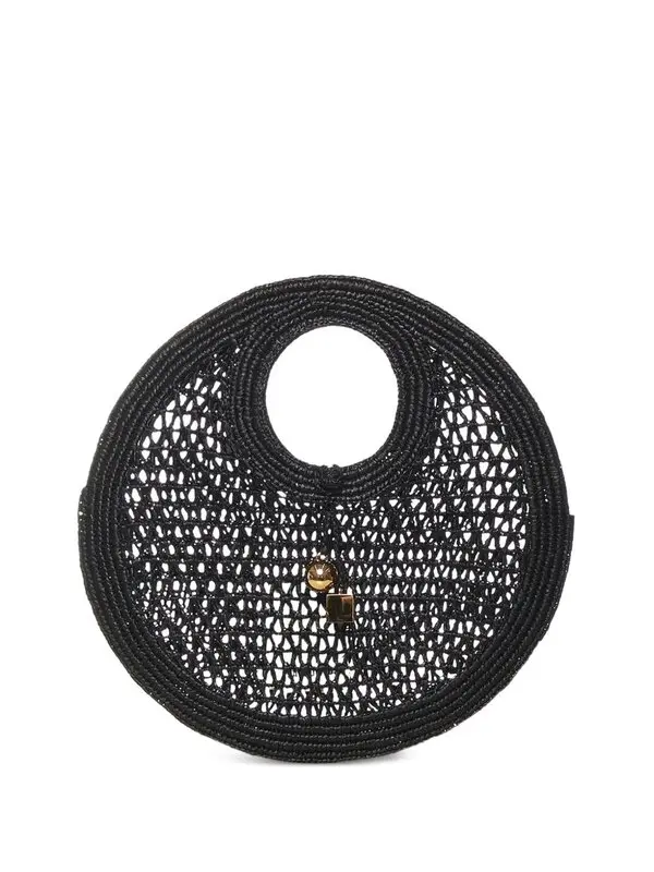 Jacquemus Le Petit Rond Sacca Spiaggia Raffia Handbag - Multicolor