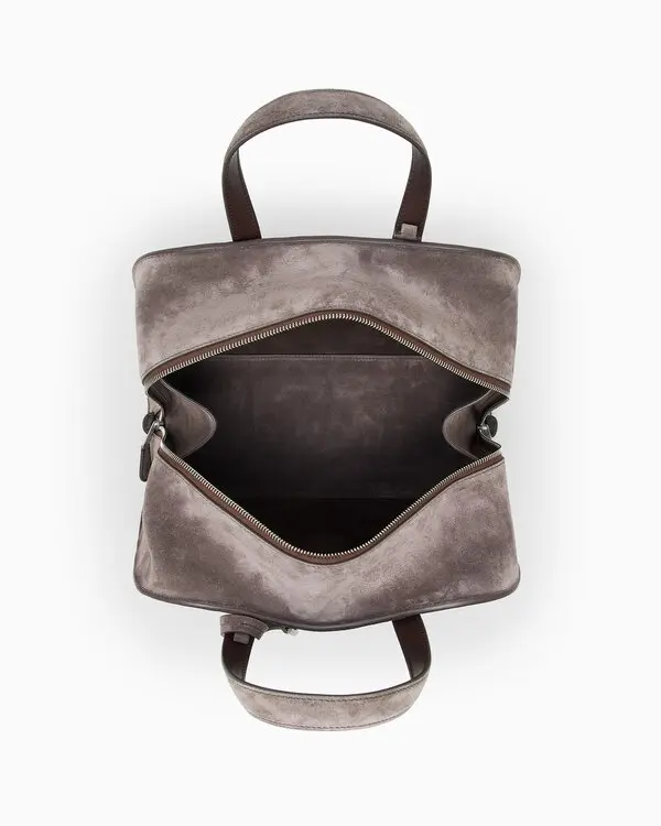 Giorgio Armani Split Leather Handbag