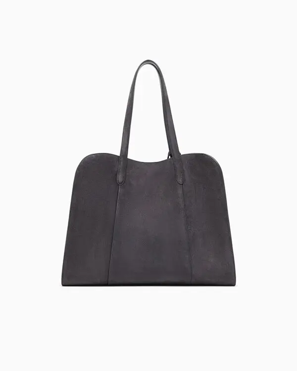 Giorgio Armani Shoulder Bag In Split Leather