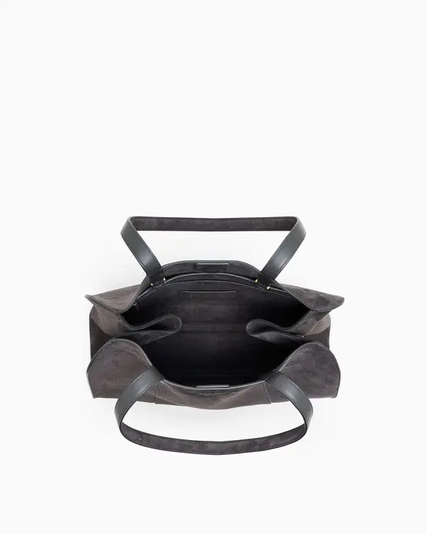 Giorgio Armani Shoulder Bag In Split Leather