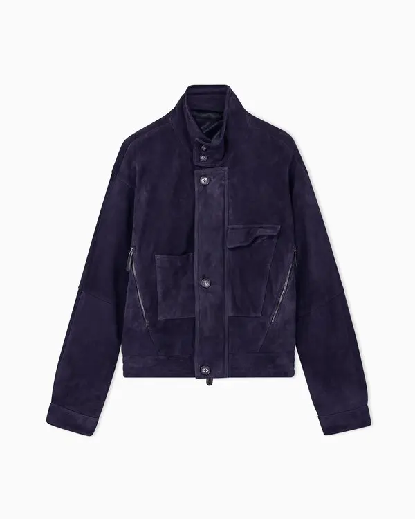 Giorgio Armani Leather Blouson Jacket