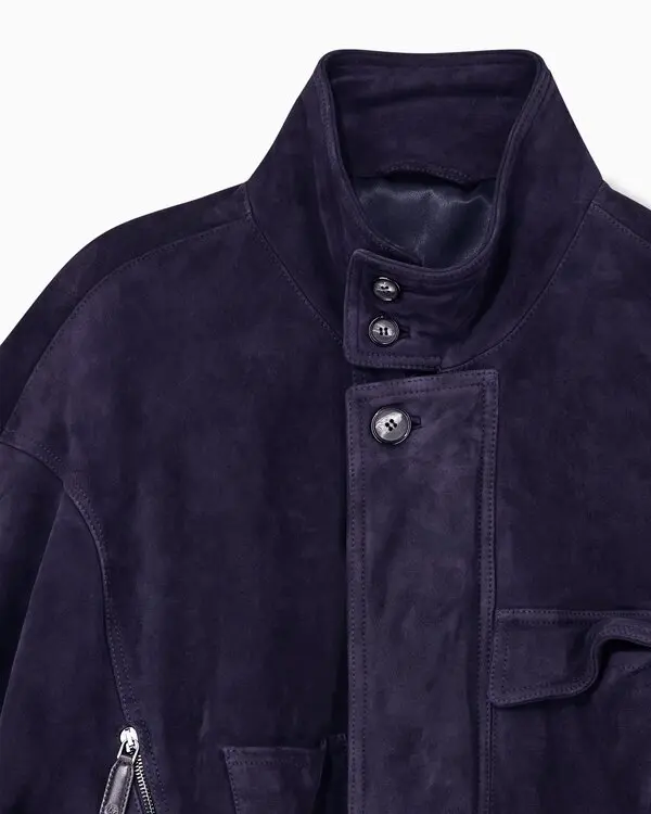 Giorgio Armani Leather Blouson Jacket