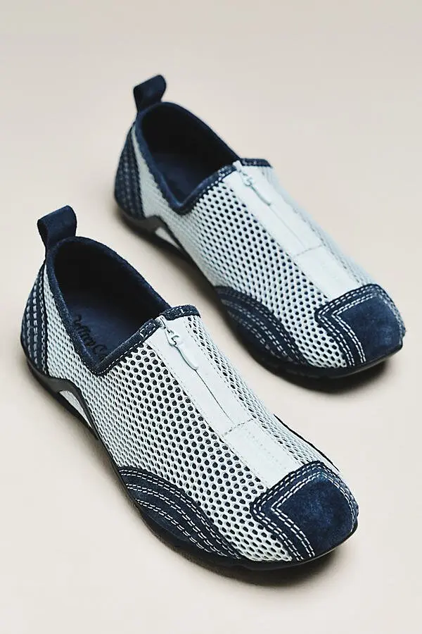 Jeffrey Campbell Morely Mesh Water Shoes - Ice Blue Combo