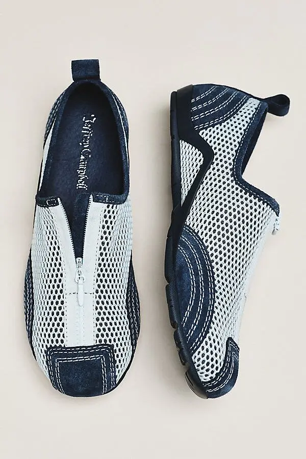 Jeffrey Campbell Morely Mesh Water Shoes - Ice Blue Combo