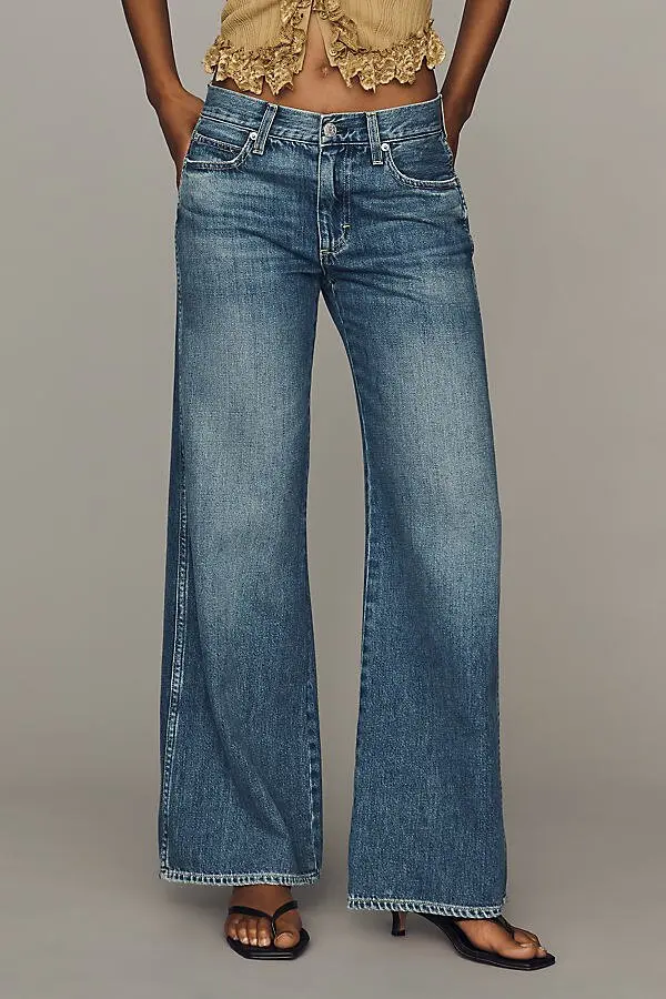 AMO Regina High-rise Wide-leg Jeans