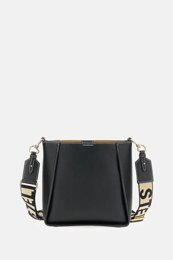 Stella McCartney Logo Grainy Crossbody Bag, Matte