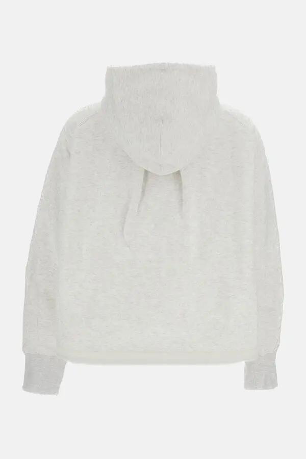 Sacai Cotton Jersey Hoodie - Bianco