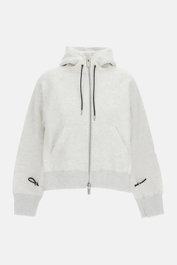 Sacai Hoodie In Cotton Jersey