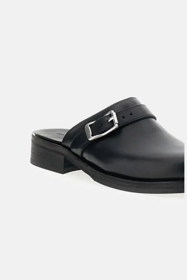 Our Legacy Leather Sabot Truck Mule