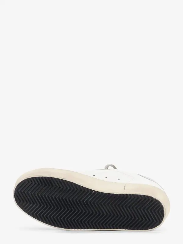 GOLDEN GOOSE Leather High Top Sneakers With Iconic Side Logo