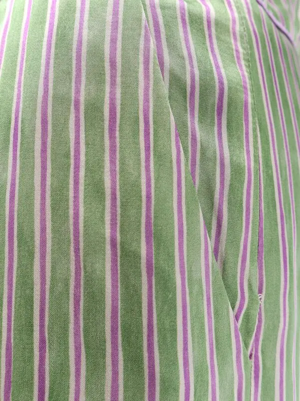 BYE FIRENZE Multicolor Viscose And Rayon Trousers