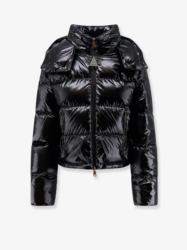 Moncler Niveole Nylon Hooded Jacket - Black