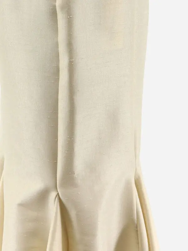 ACTUALEE Shantung Long Skirt