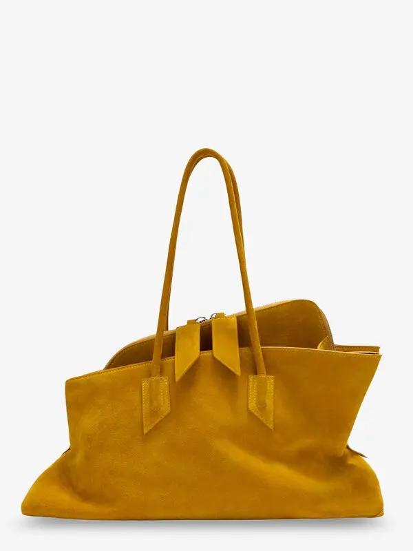 Attico La Passeggiata Suede Shoulder Bag