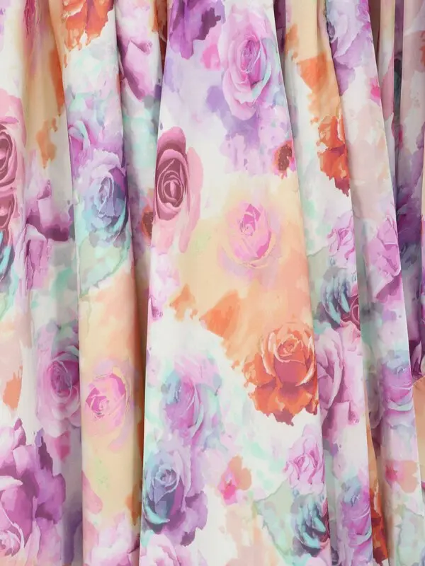 ACTUALEE Long Dress With Floral Print