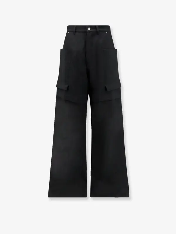 Rick Owens Stefan Cargo Virgin Wool Trousers