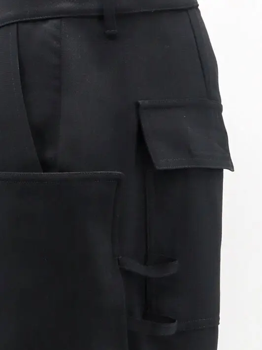 Rick Owens Stefan Cargo Wool Trousers