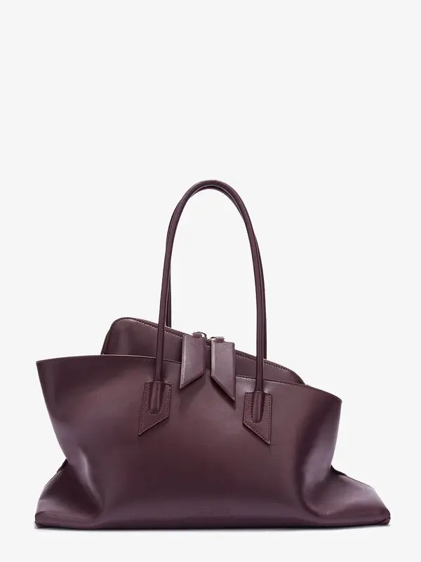 Attico La Passeggiata Medium Leather Shoulder Bag