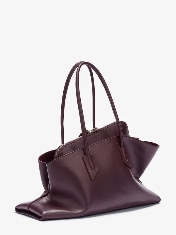 Attico La Passeggiata Medium Leather Shoulder Bag