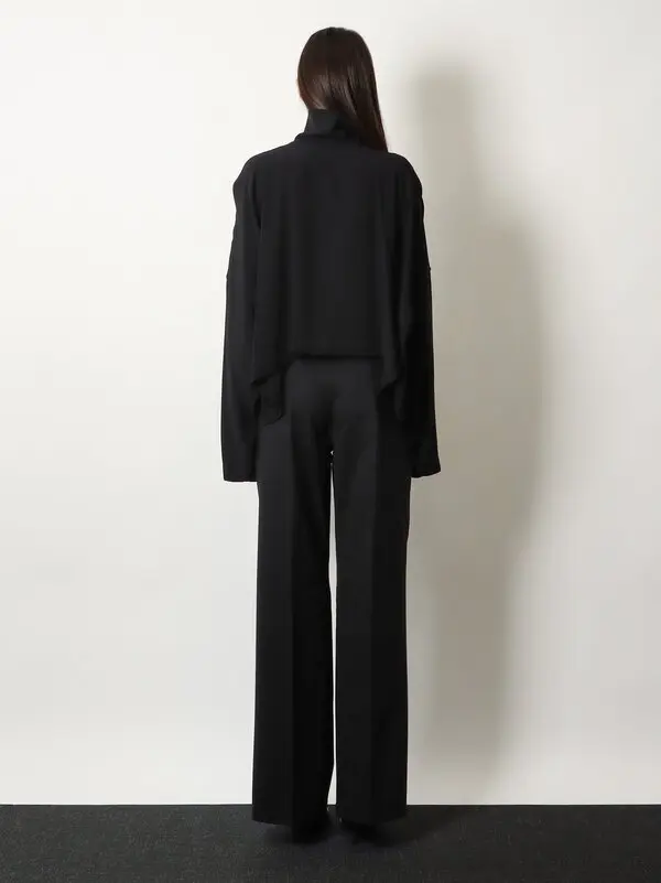 Rick Owens Jumbo Tabard Alpaca And Wool Blend Top