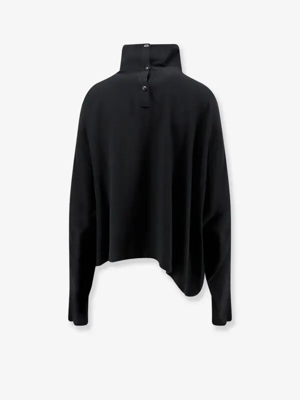 Rick Owens Jumbo Tabard Alpaca And Wool Blend Top