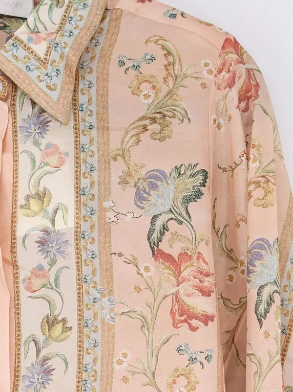 Zimmermann Roselight Silk Shirt
