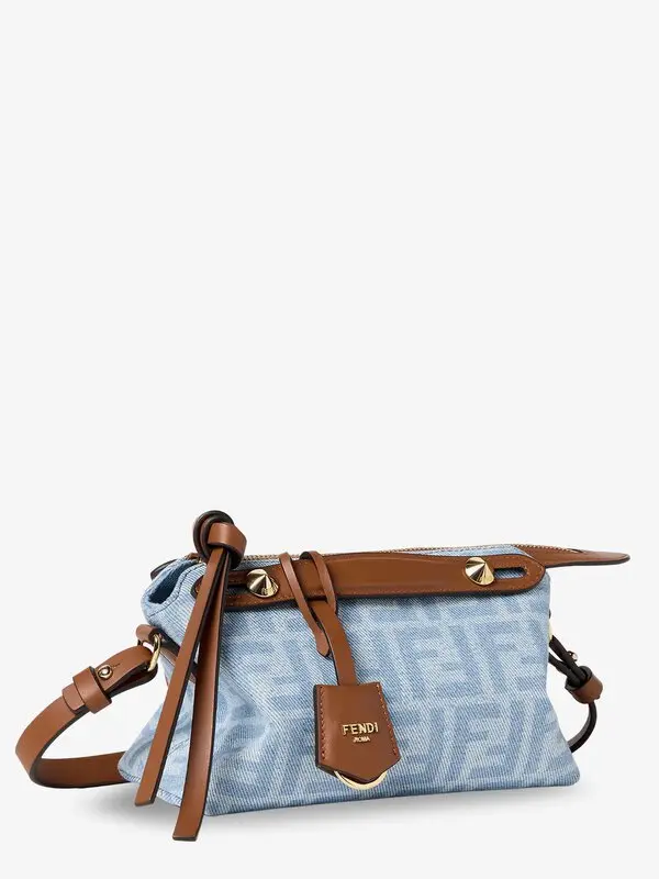 Fendi By The Way Soft Mini Ff Denim Handbag