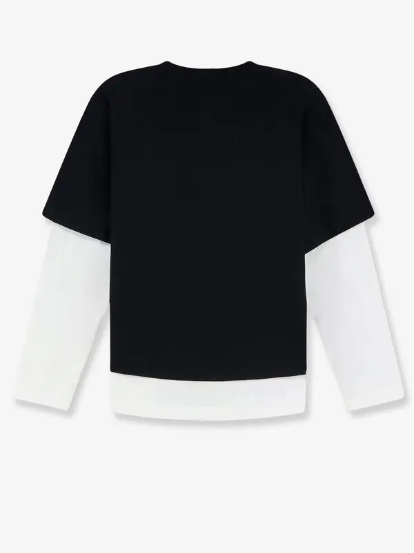 Attico Cotton Tshirt With Embroidered Logo On The Front