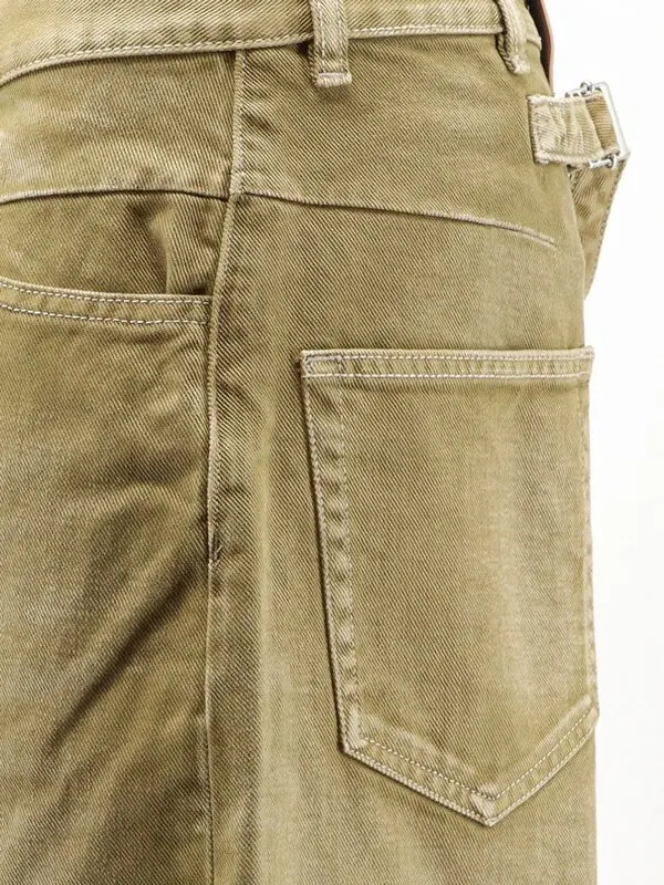 Attico Faded Effect Denim