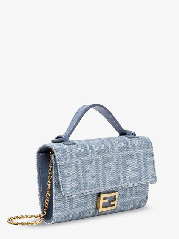Fendi Baguette Continental Canvas Ff Motif Wallet