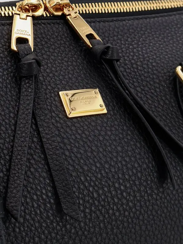 Dolce & Gabbana Vittoria Leather Handbag