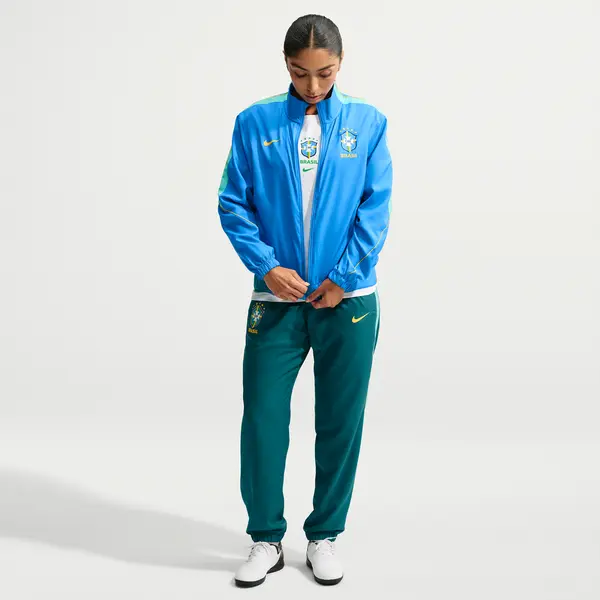 Nike Brazil Strike Dri-fit Soccer Woven Tracksuit - Blue