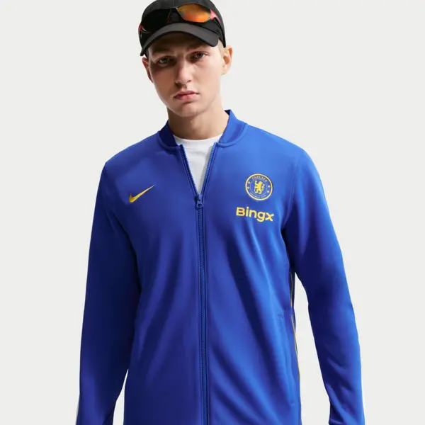Nike Chelsea Fc Strike Dri-fit Soccer Track Jacket - Blue