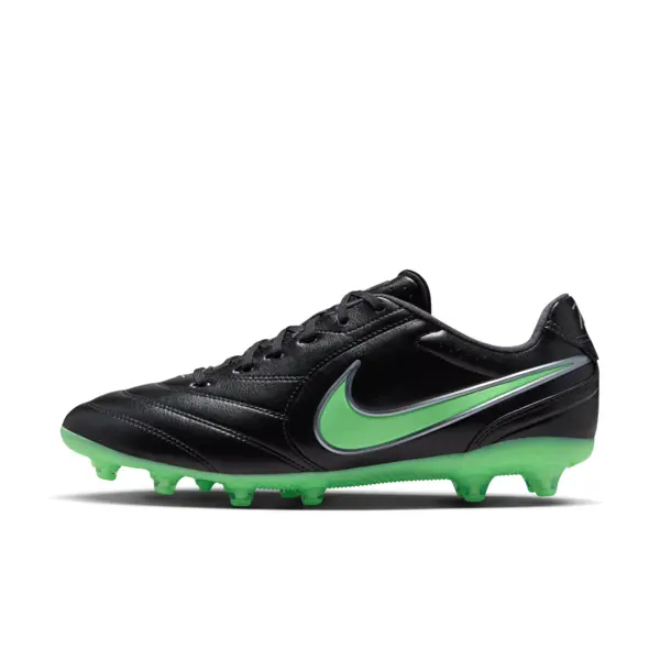 Nike Tiempo Ligera Pro Artificial-grass Low-top Soccer Cleats - Black