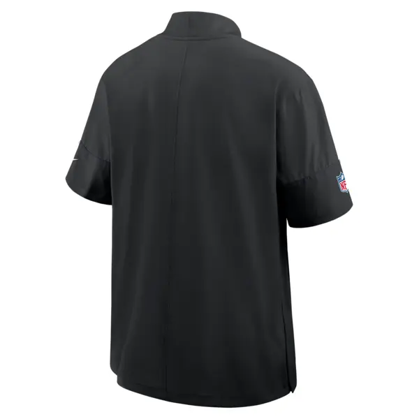 Nike Baltimore Ravens Sideline Coach Nfl 1/2-zip Short-sleeve Hooded Jacket