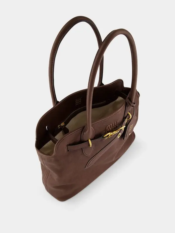 Miu Miu Briarwood Aventure Nappa Leather Bag