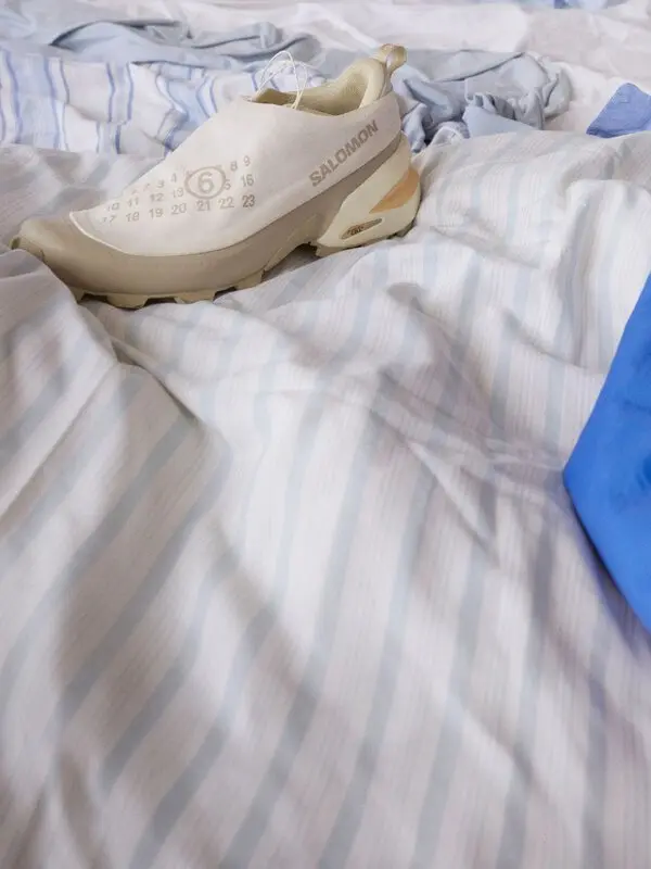 MAISON MARGIELA Vanilla And Ice Salomon Lace-up Sneakers - Beige