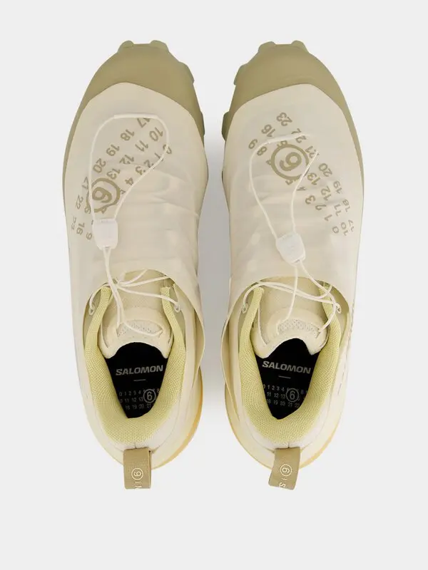 MAISON MARGIELA Vanilla And Ice Salomon Lace-up Sneakers - Beige