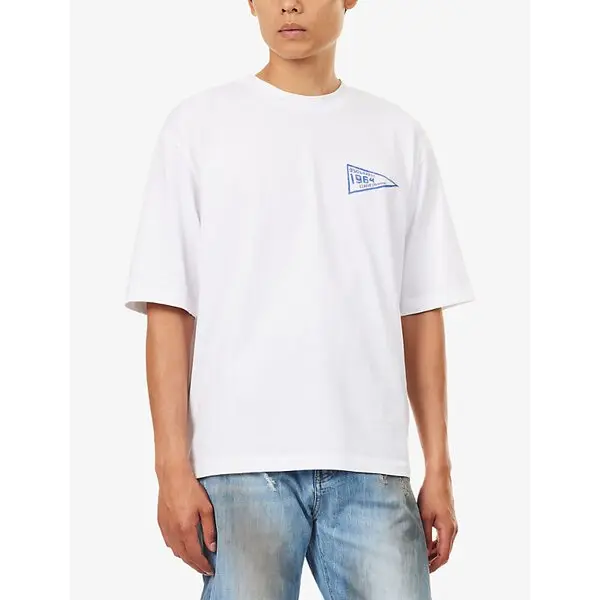 Dsquared2 Flag Loose-fit Cotton-jersey T-shirt