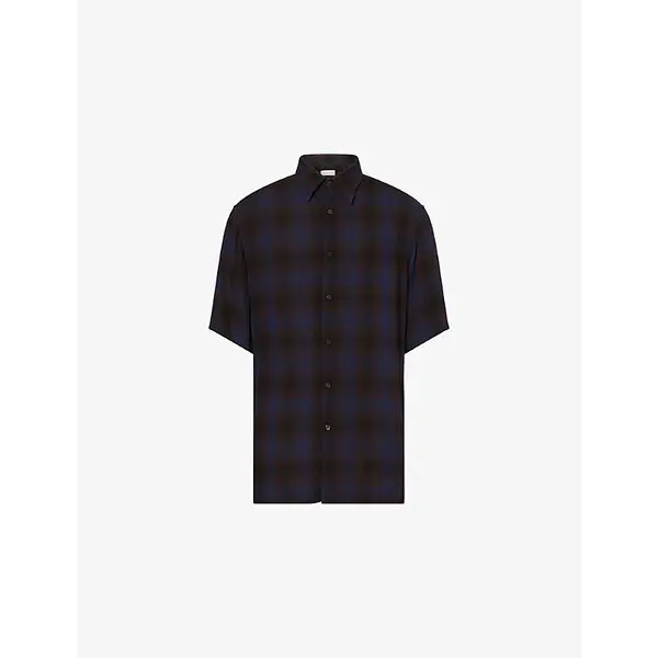 Dries Van Noten Cassidye Checked Woven Shirt