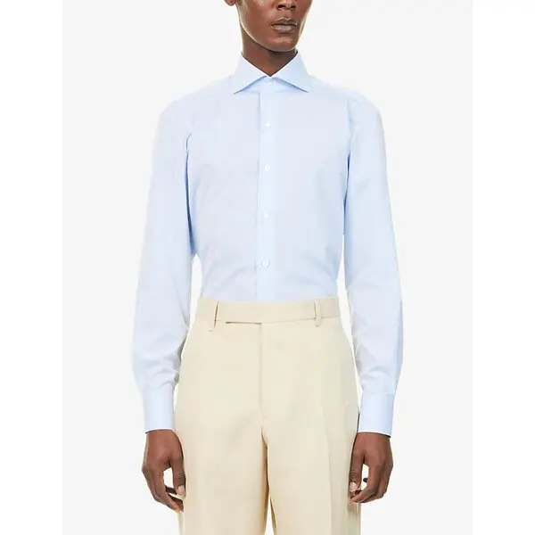 FINAMORE 1925 Napoli Regular-fit Cotton Shirt