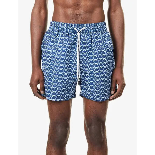ARNE Wave Print Swim Shorts