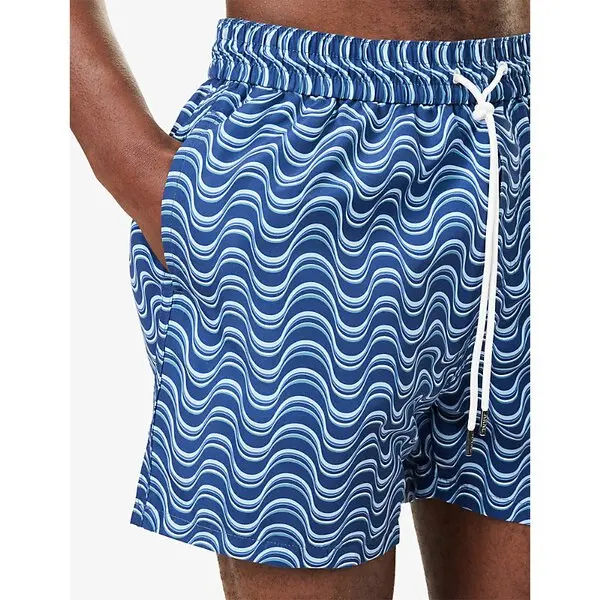 ARNE Wave Print Swim Shorts