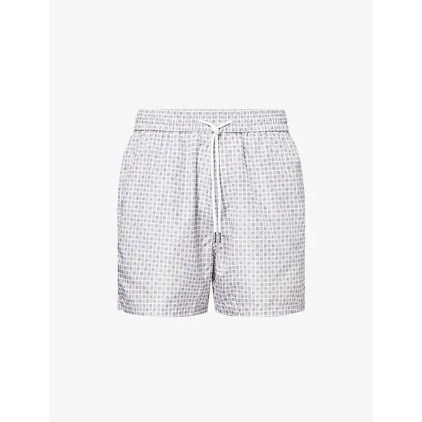 ARNE Drawstring Swim Shorts - Taupe