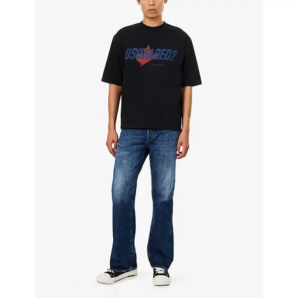 Dsquared2 Maple Loose-fit Cotton-jersey T-shirt