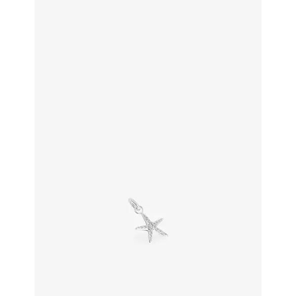 ASTRID & MIYU Starfish Clip Charm - Rhodium
